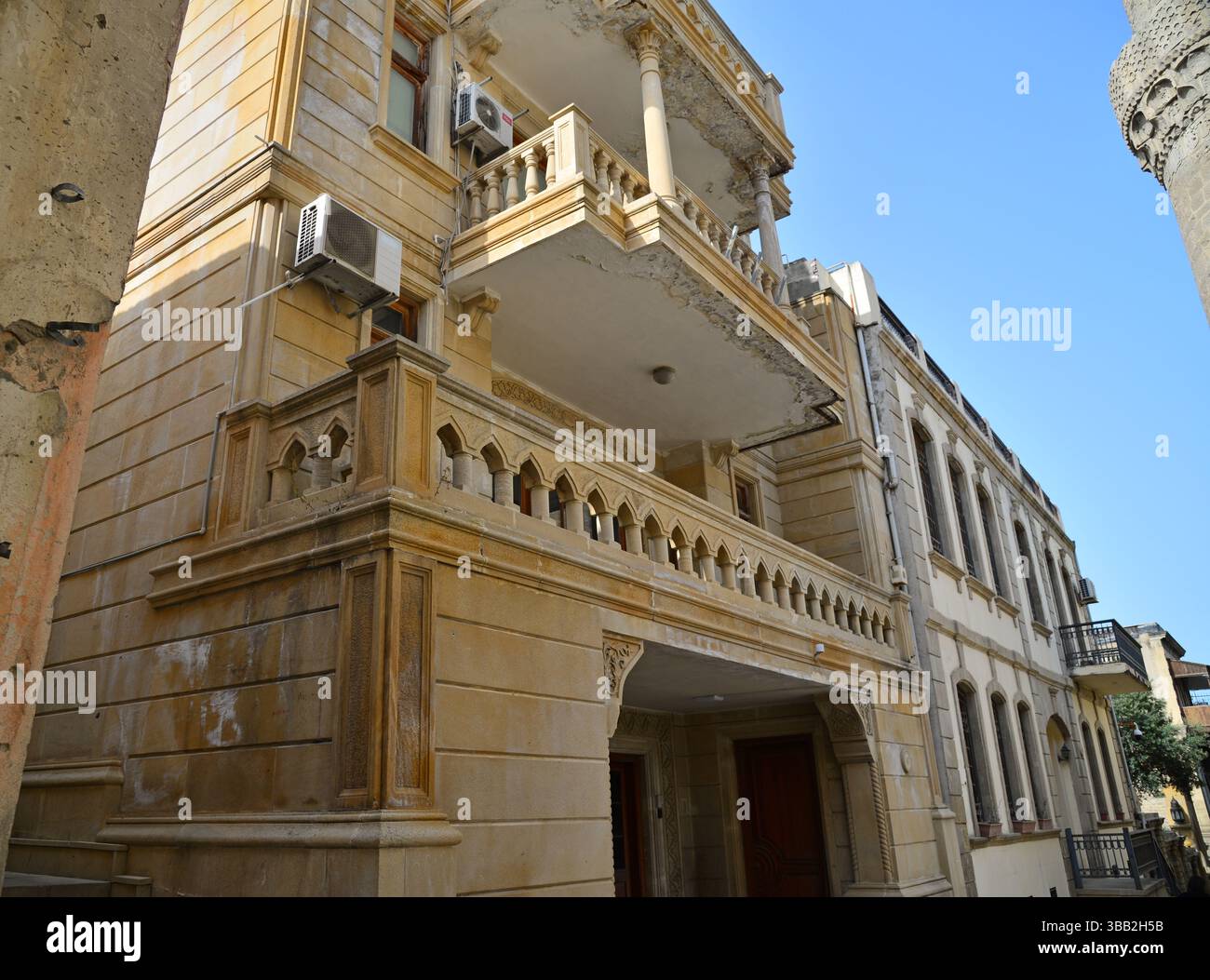 A view of the historic Inner City in Baku, the capital of Azerbaijan ...