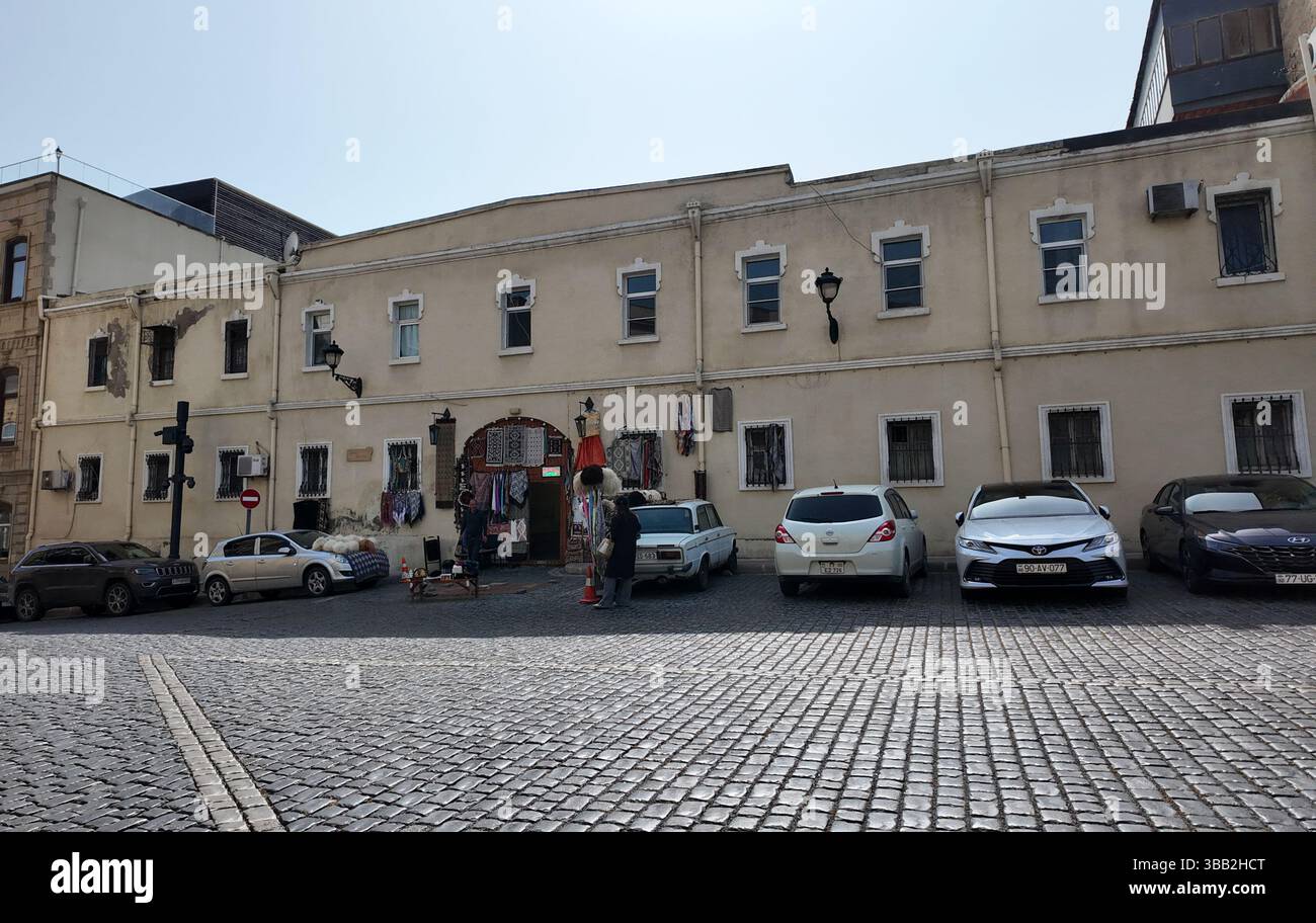 A view of the historic Inner City in Baku, the capital of Azerbaijan ...