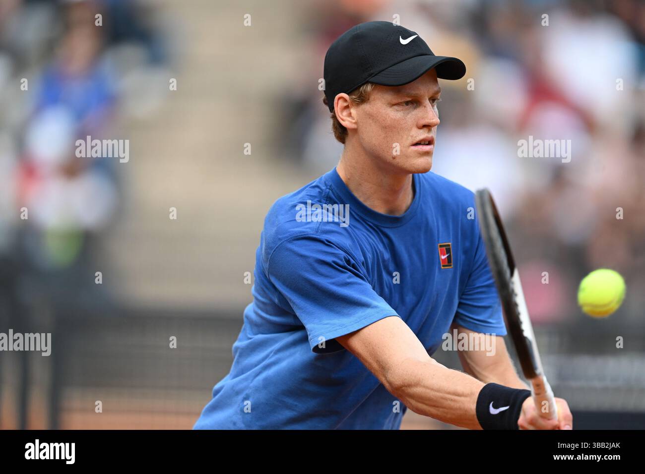 Jannik Sinner in action during the Internazionali BNL d’Italia on 14 of ...