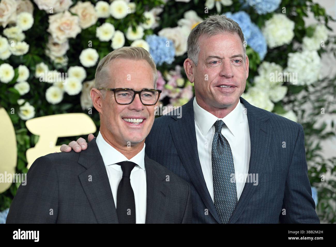 New York, USA. 13th May, 2025. (L-R) Joe Buck and Troy Aikman attend ...