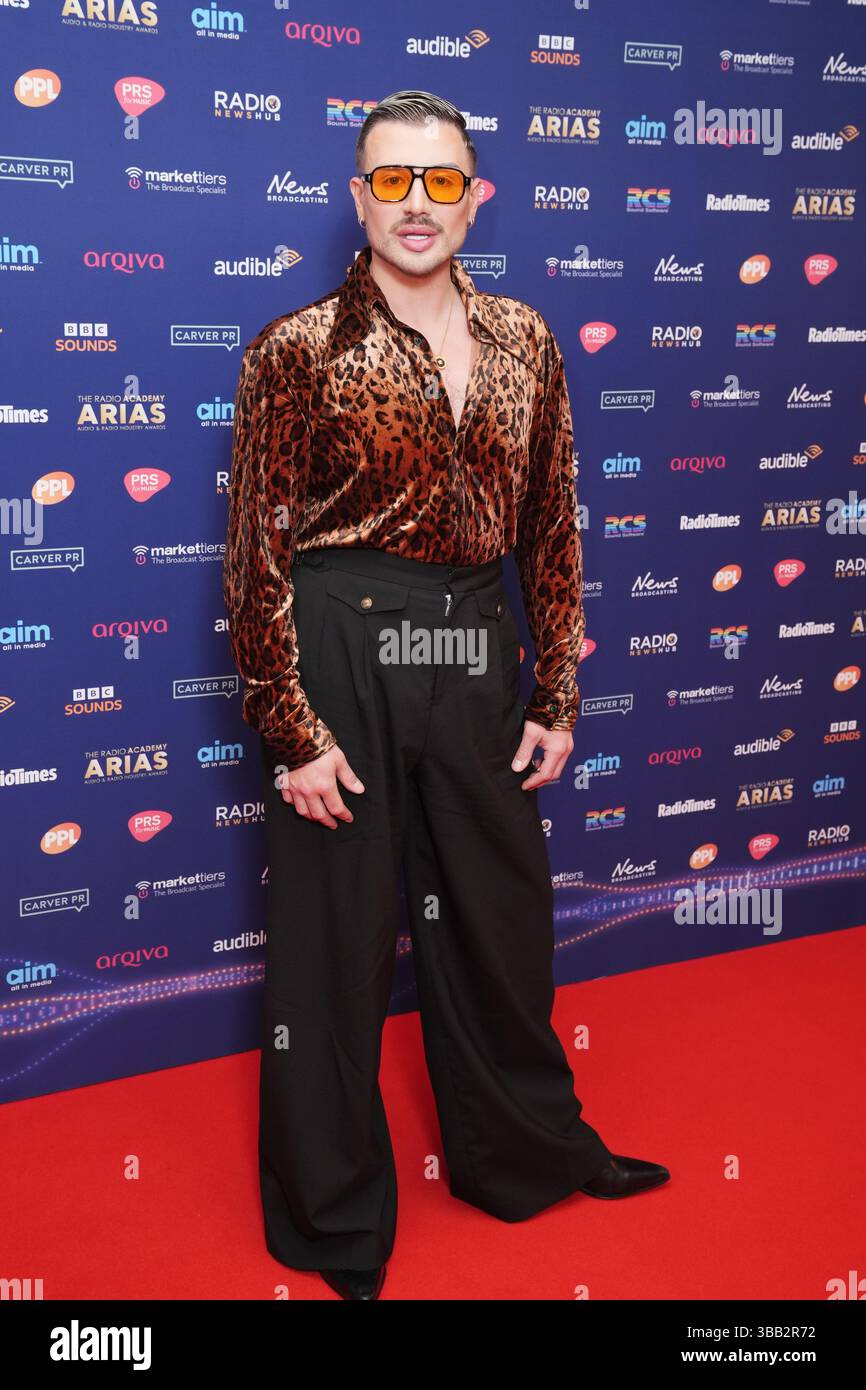Danny Beard attending the Radio Academy ARIAS at the Odeon Luxe ...