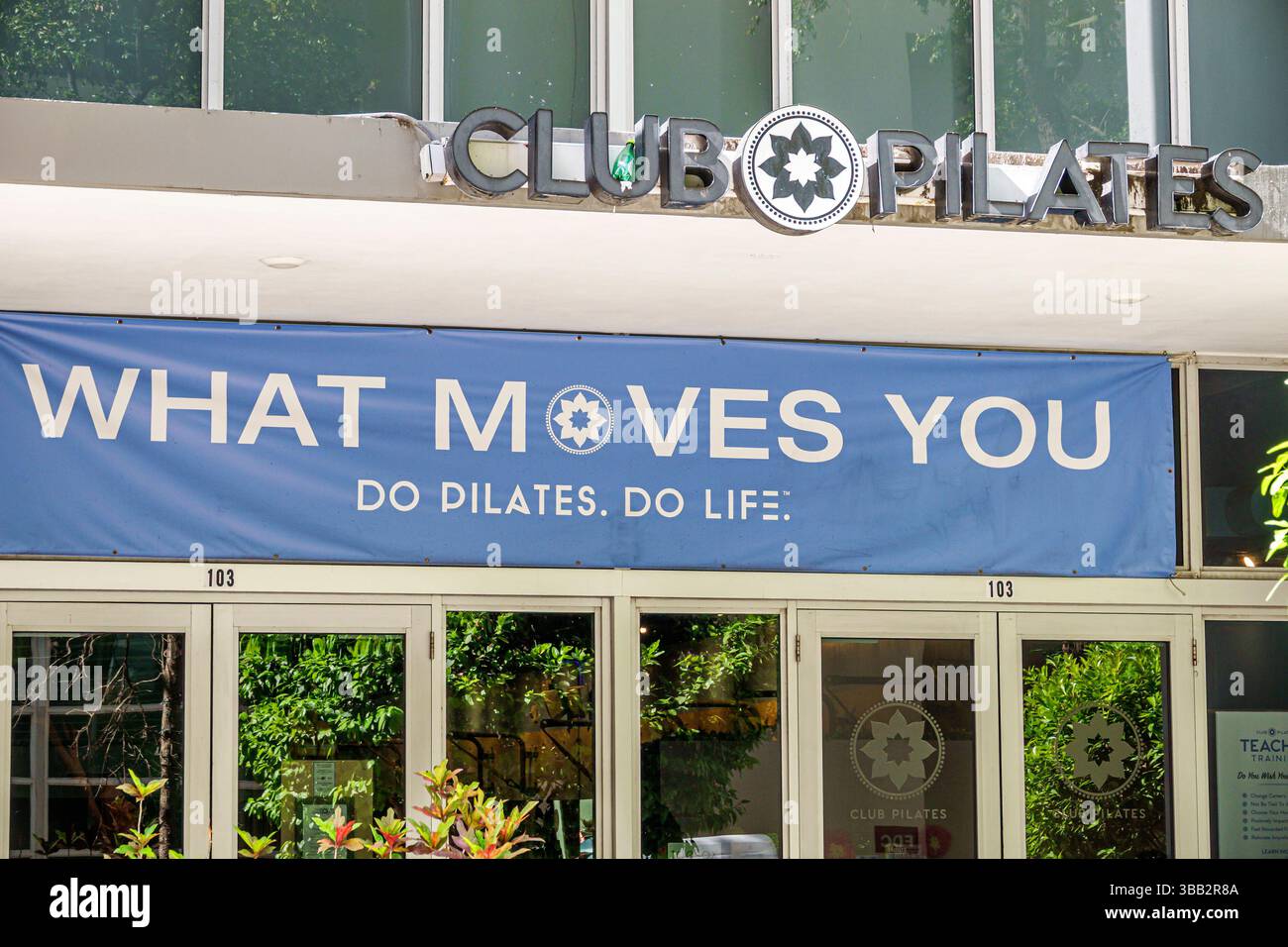 Miami Florida,Brickell Financial District,SW 10th Street,Club Pilates ...