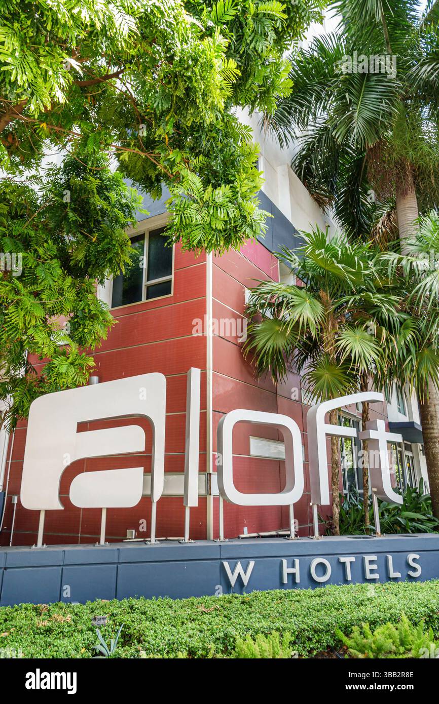 Miami Florida,Brickell Financial District,SW 2nd Avenue,Aloft Miami ...
