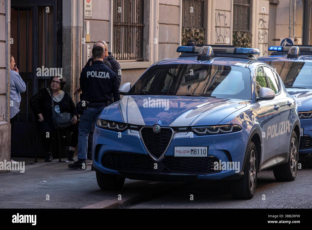 Milano, Italia. 14th May, 2025. In via Bernardo Verro 46 ragazzo di 15 ...