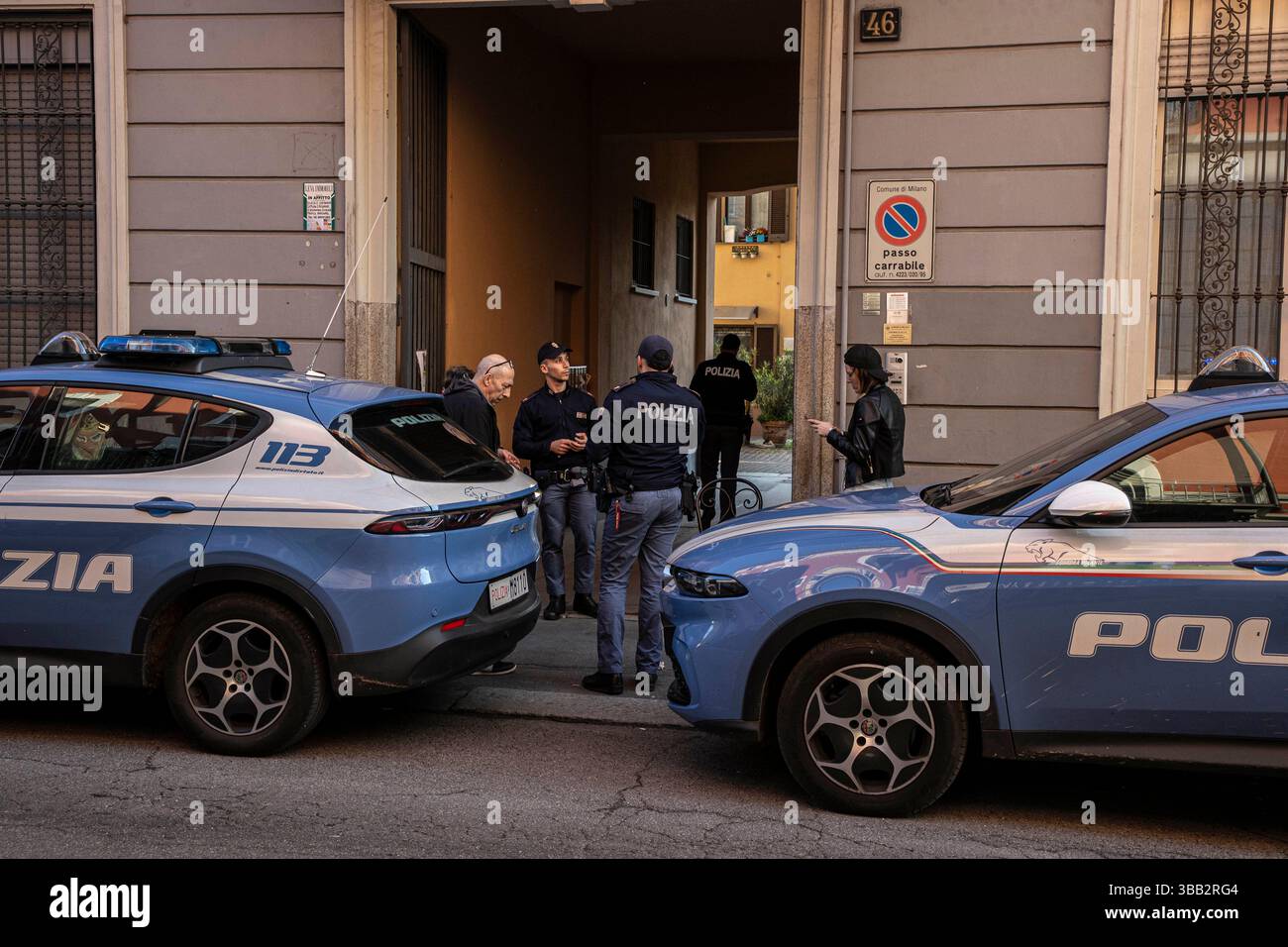 Milano, Italia. 14th May, 2025. In via Bernardo Verro 46 ragazzo di 15 ...