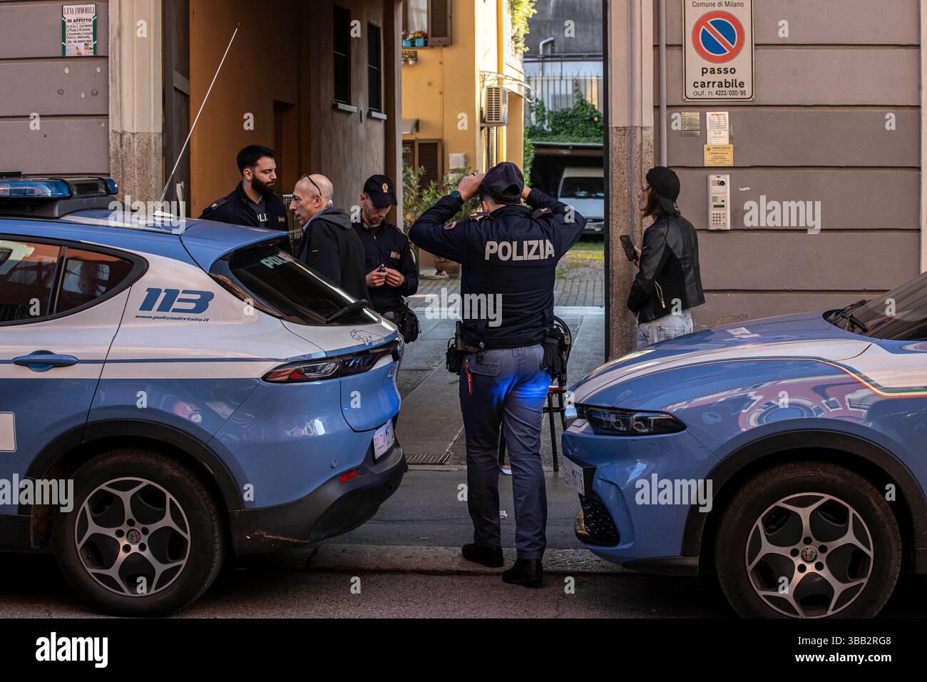 Milano, Italia. 14th May, 2025. In via Bernardo Verro 46 ragazzo di 15 ...