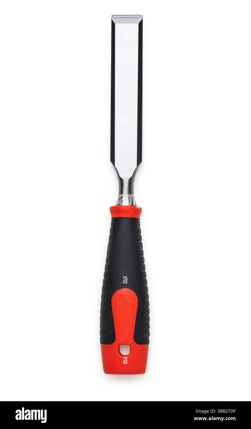 Chisel tool isolated on white background Stock Photo - Alamy