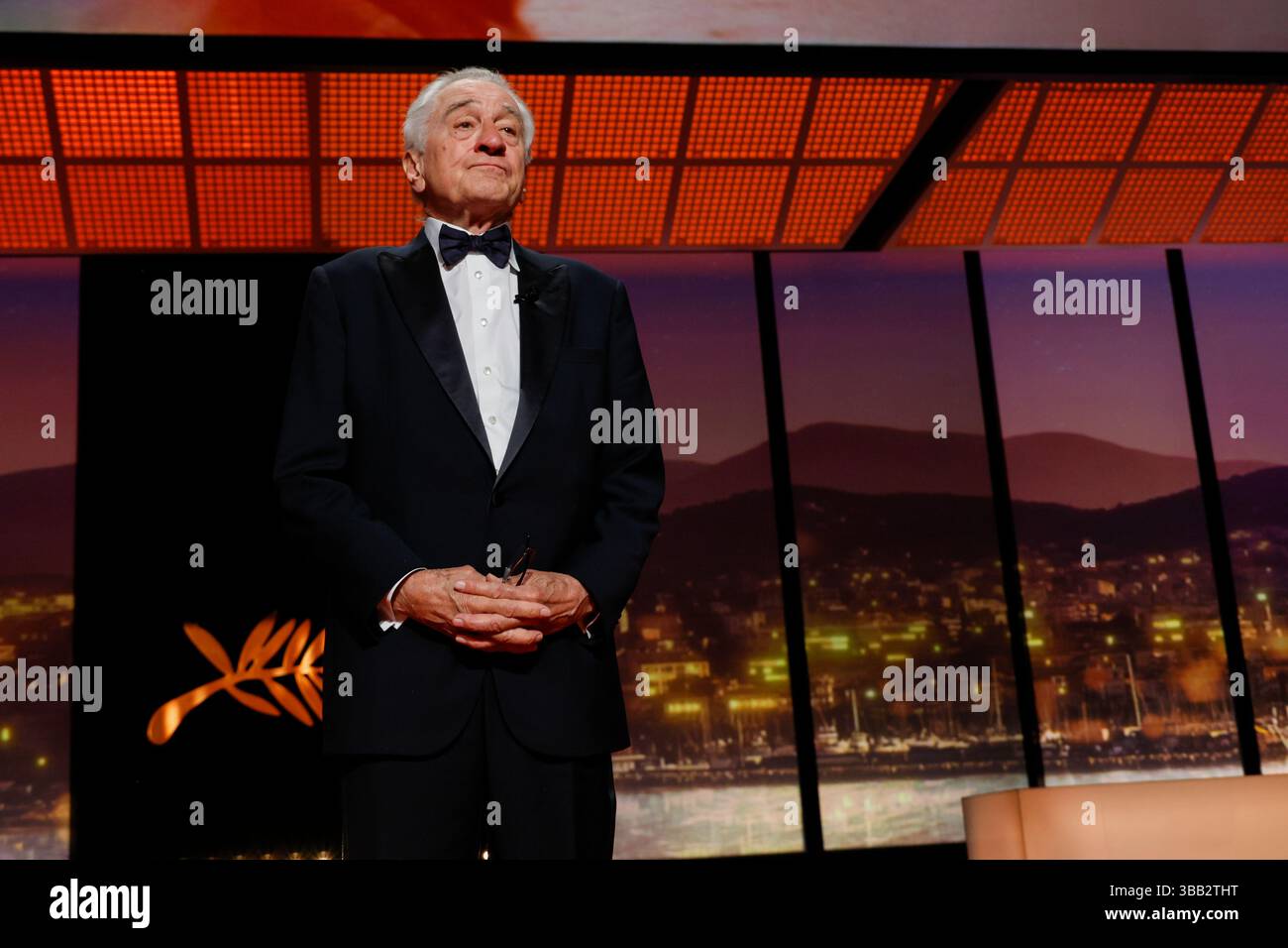 Honorary Palme d'Or recipient Robert De Niro appears during the opening ...