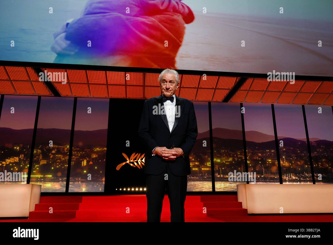 Honorary Palme d'Or recipient Robert De Niro appears during the opening ...