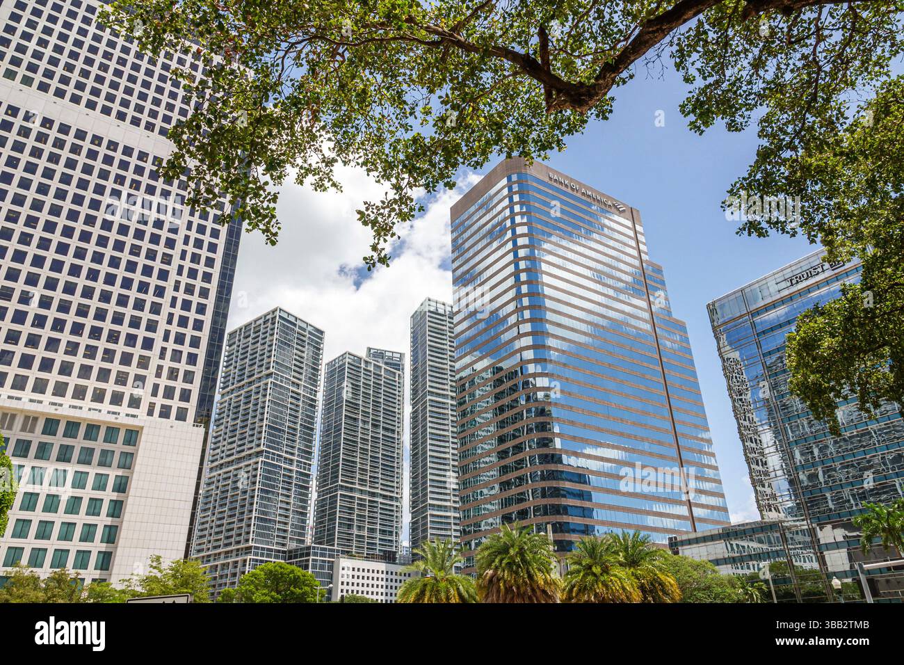 Miami Florida,Brickell Financial District,Brickell Avenue,Bank of ...