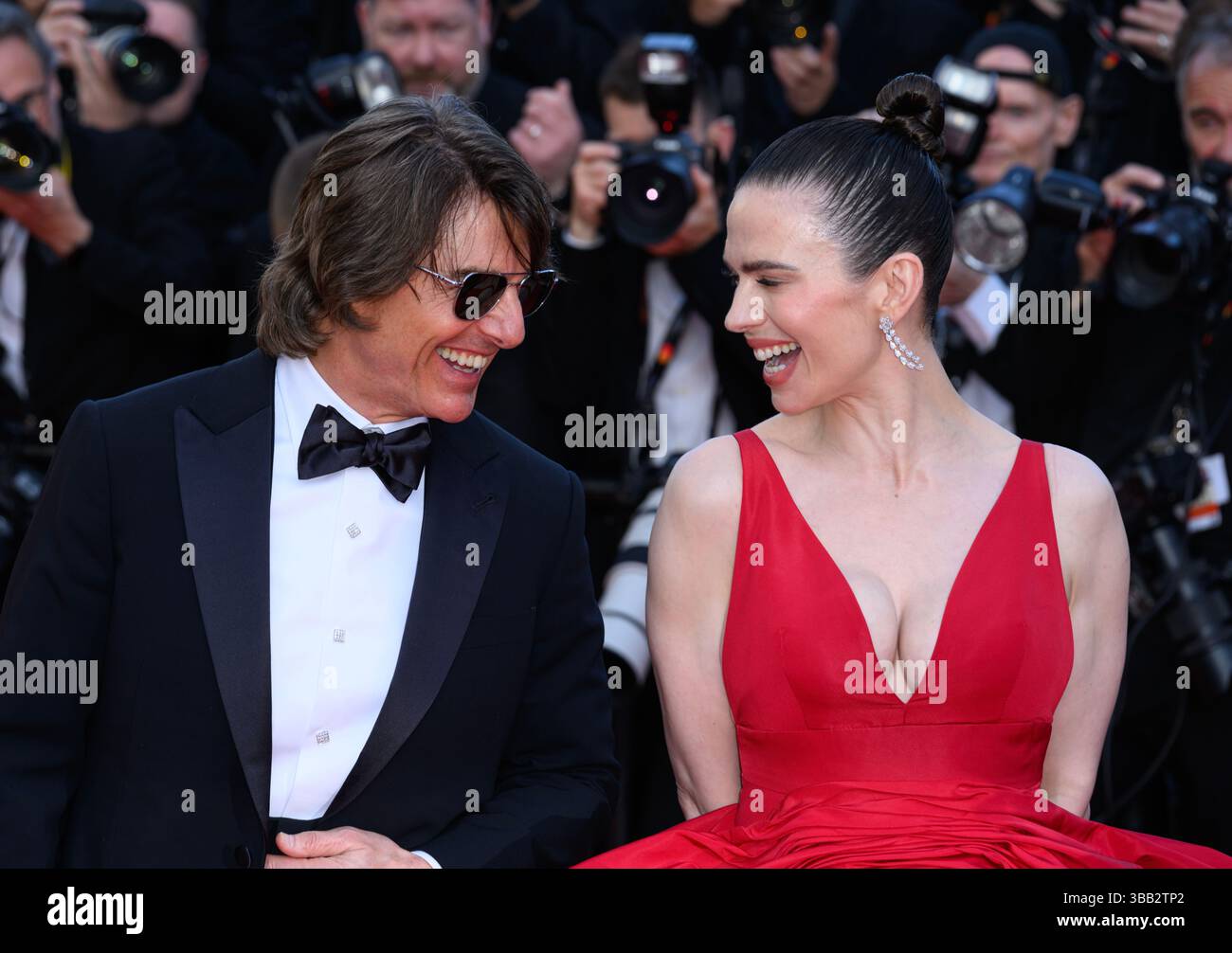 Cannes, France. May 14th, 2025. Tom Cruise and Hayley Atwell attending ...