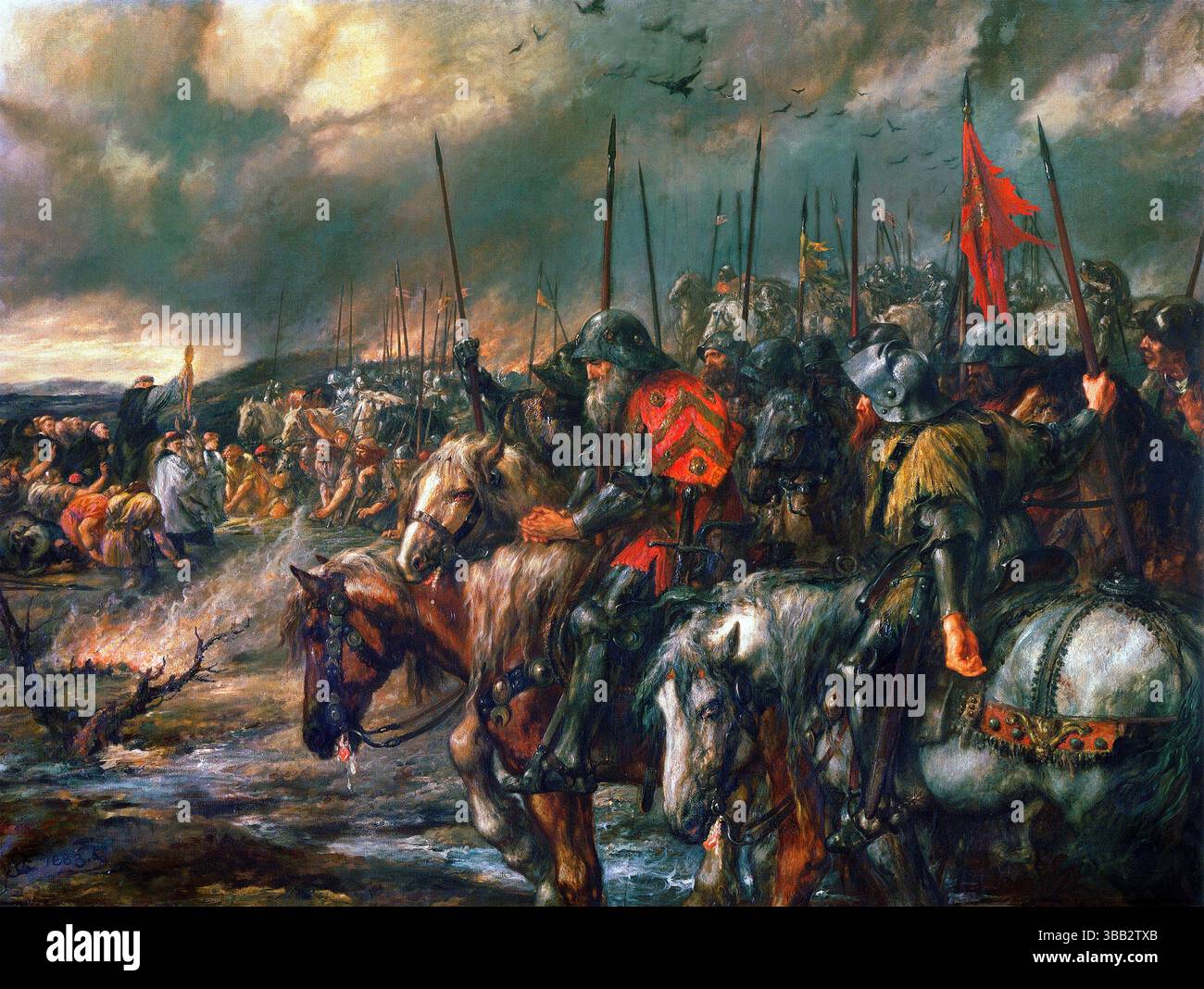 Battle of agincourt painting hi-res stock photography and images - Alamy