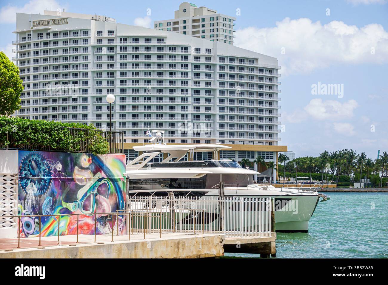 Miami Florida,Brickell Financial District,Biscayne Bay waterfront,River ...