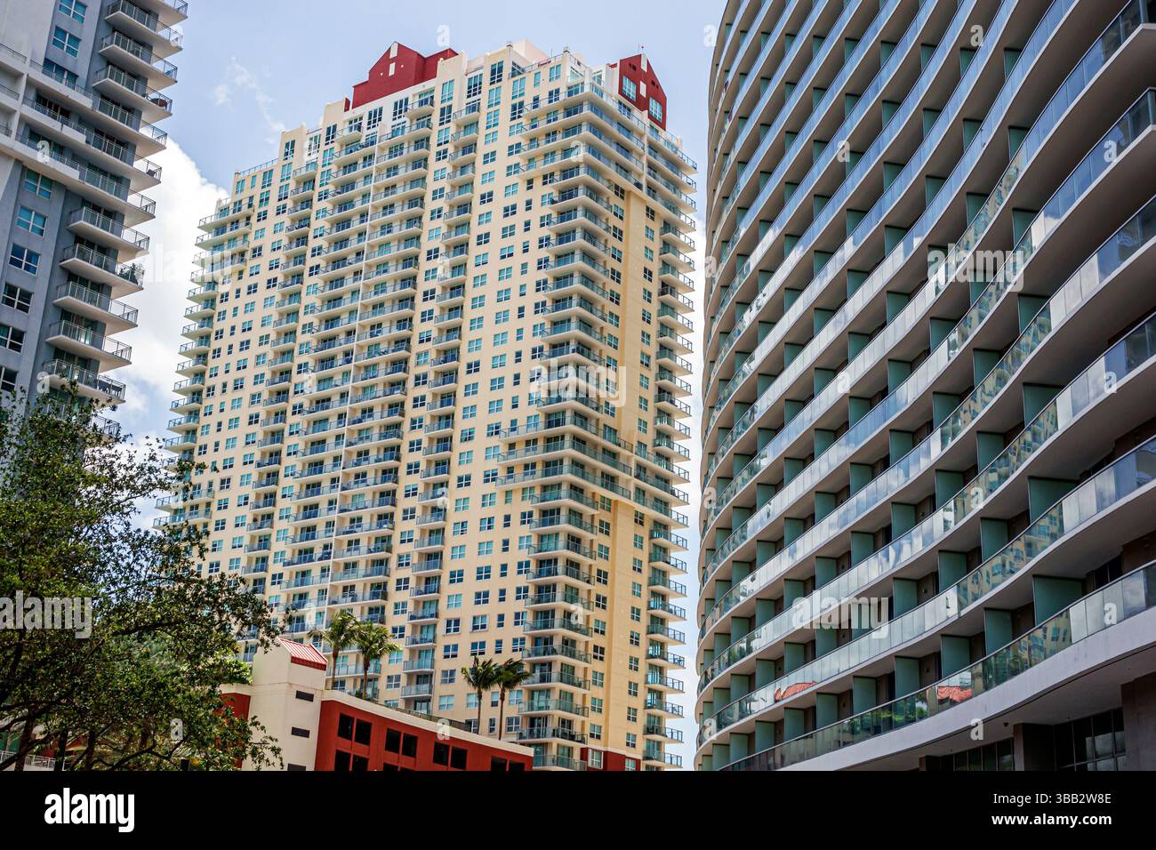 Miami Florida,Brickell Financial District,Brickell Bay Drive,high rise ...