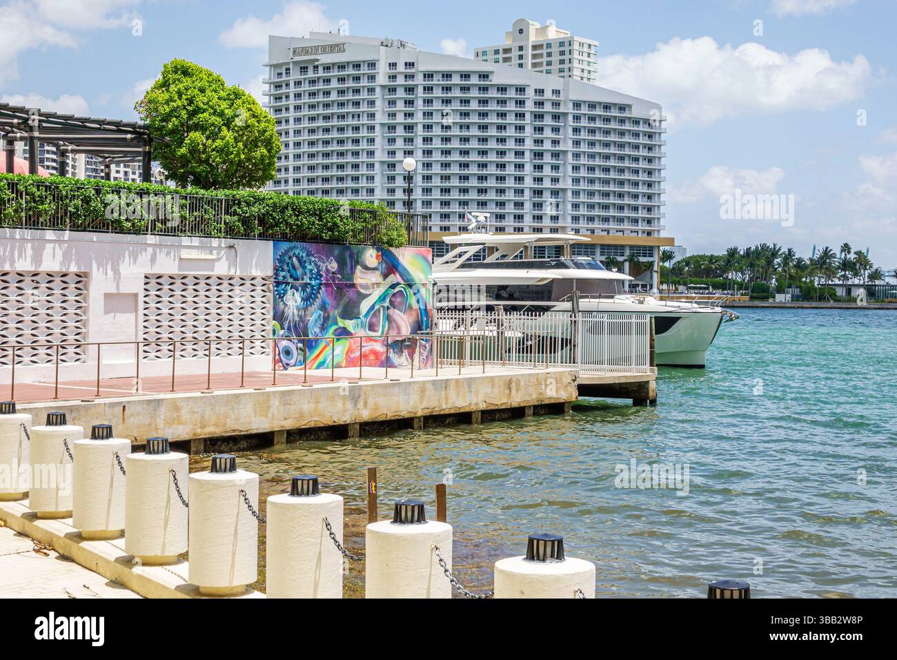 Miami Florida,Brickell Financial District,Biscayne Bay waterfront,River ...