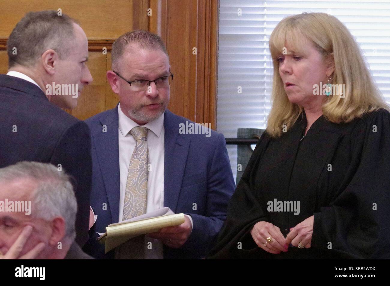 Defense attorney Daniel Yannetti and prosecutor Adam Lally have a ...