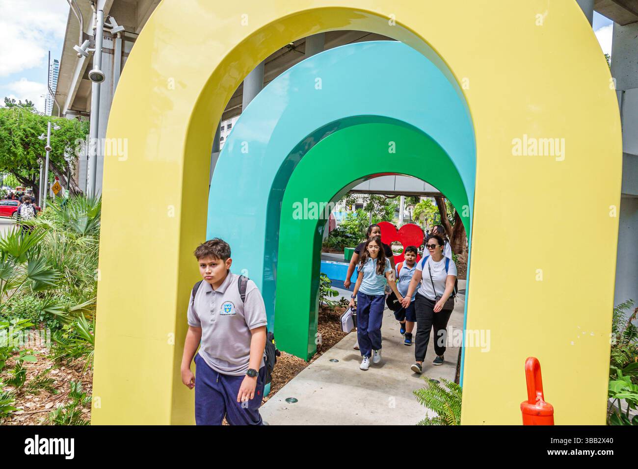 Miami Florida,Brickell Financial District,SW 1st Avenue,The Underline ...