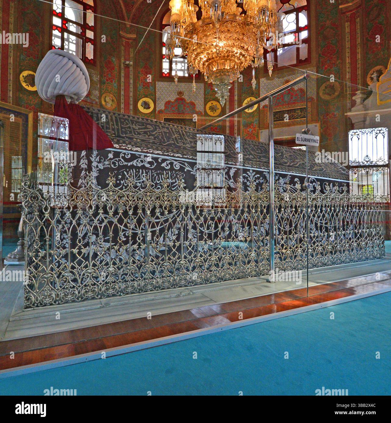 Located in Istanbul, Turkey, the Tomb of Fatih Sultan Mehmet is part of ...