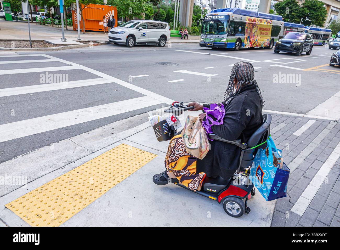 Miami Florida,Brickell Financial District,SW 1st Avenue,Black African ...