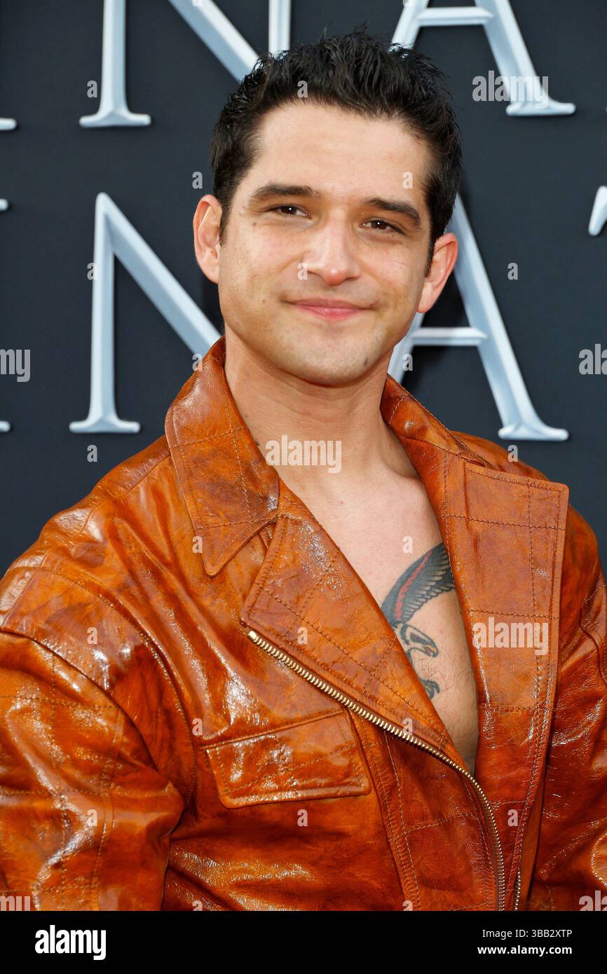 May 12, 2025, Los Angeles, California, USA: Tyler Posey at the world premiere of Warner Bros ...