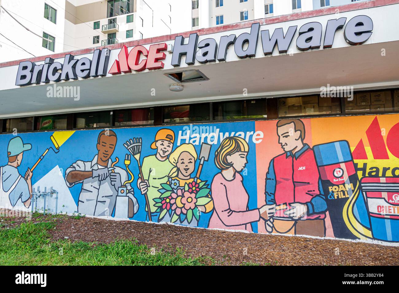 Miami Florida,Brickell Financial District,SW 2nd Avenue,Brickell Ace ...