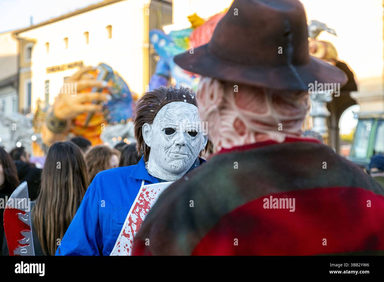 Piove di Sacco, Padua, Italy - Mar 16th, 2025: Carnival parade with ...