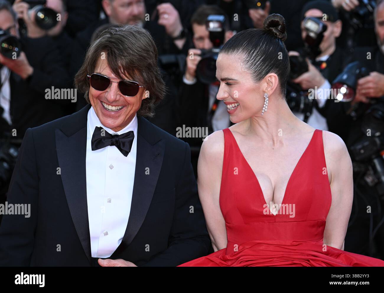 Cannes, France. May 14th, 2025. Tom Cruise and Hayley Atwell attending ...
