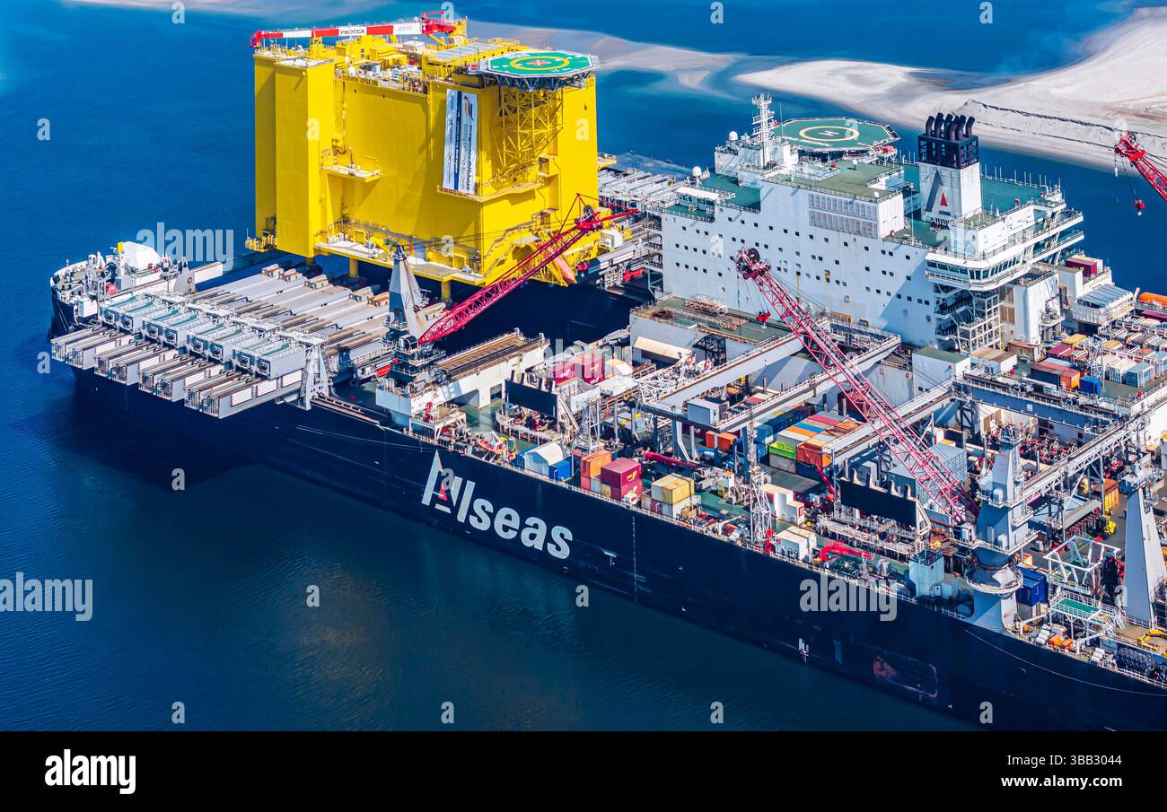 Pioneering Spirit. Arbeitsschiff des schweizerischen Offshore ...