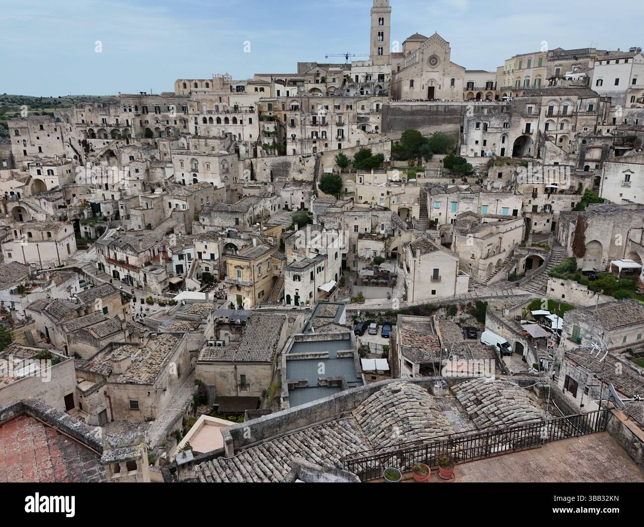 aerial view of Matera Italy Stock Photo - Alamy
