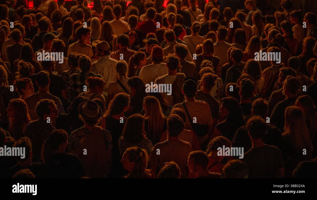 Audience at a live concert Stock Photo - Alamy