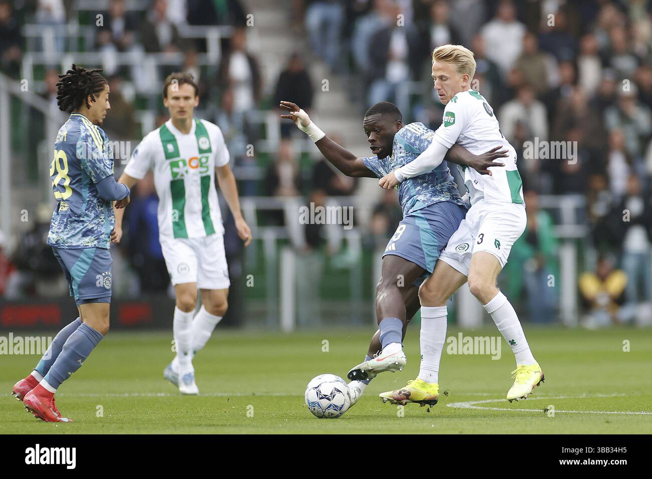 Groningen, Netherlands. 14th May, 2025. GRONINGEN, 14-05-2025, Stadium ...