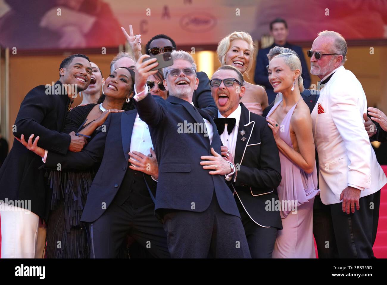 Greg Tarzan Davis, from left, Hayley Atwell, Angela Bassett, Tom Cruise ...
