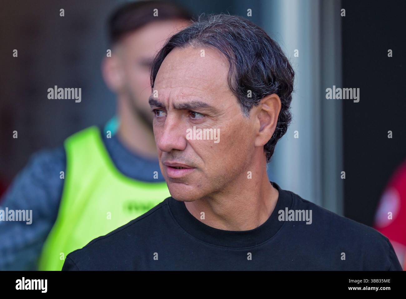 Udine, Italy. 14th May, 2025. Monza's Head Coach Alessandro Nesta ...