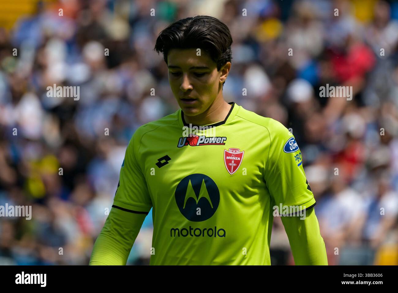 Udine, Italy. 14th May, 2025. Monza's Semuel Pizzignacco portrait ...
