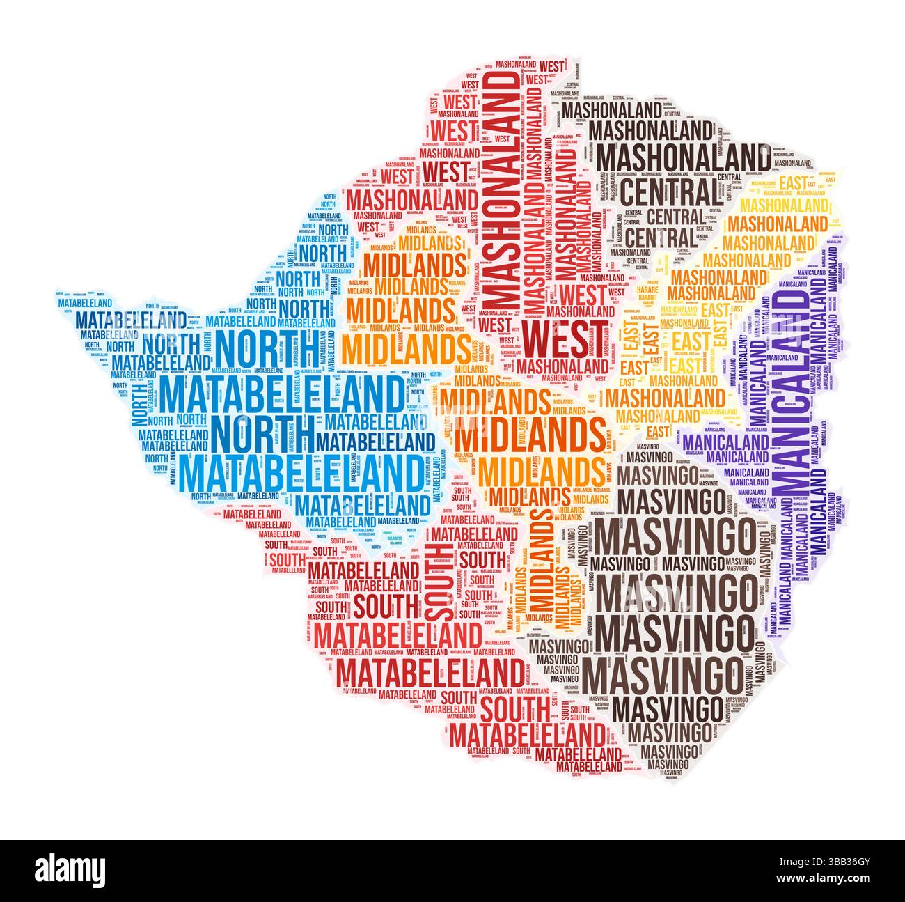 East midlands map hi-res stock photography and images - Alamy