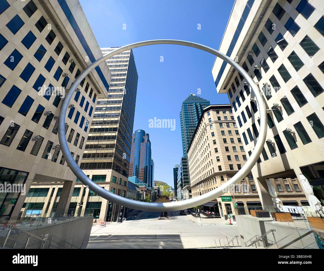 The Ring in Downtown Montreal’s Business District Stock Photo - Alamy