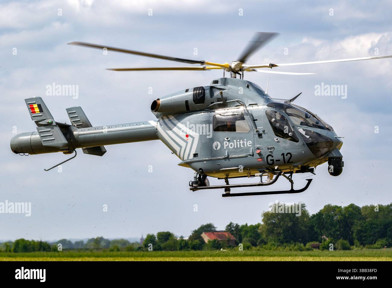 Belgian Police MD Helicopters MD902 Explorer helicopter arriving at ...