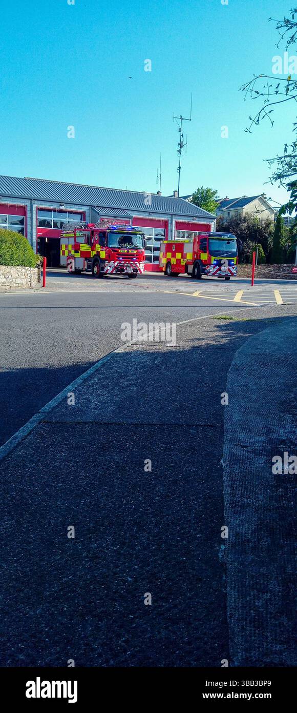 Wednesday 14 May 2025 Bandon West Cork Ireland; Bandon Fire Brigade ...