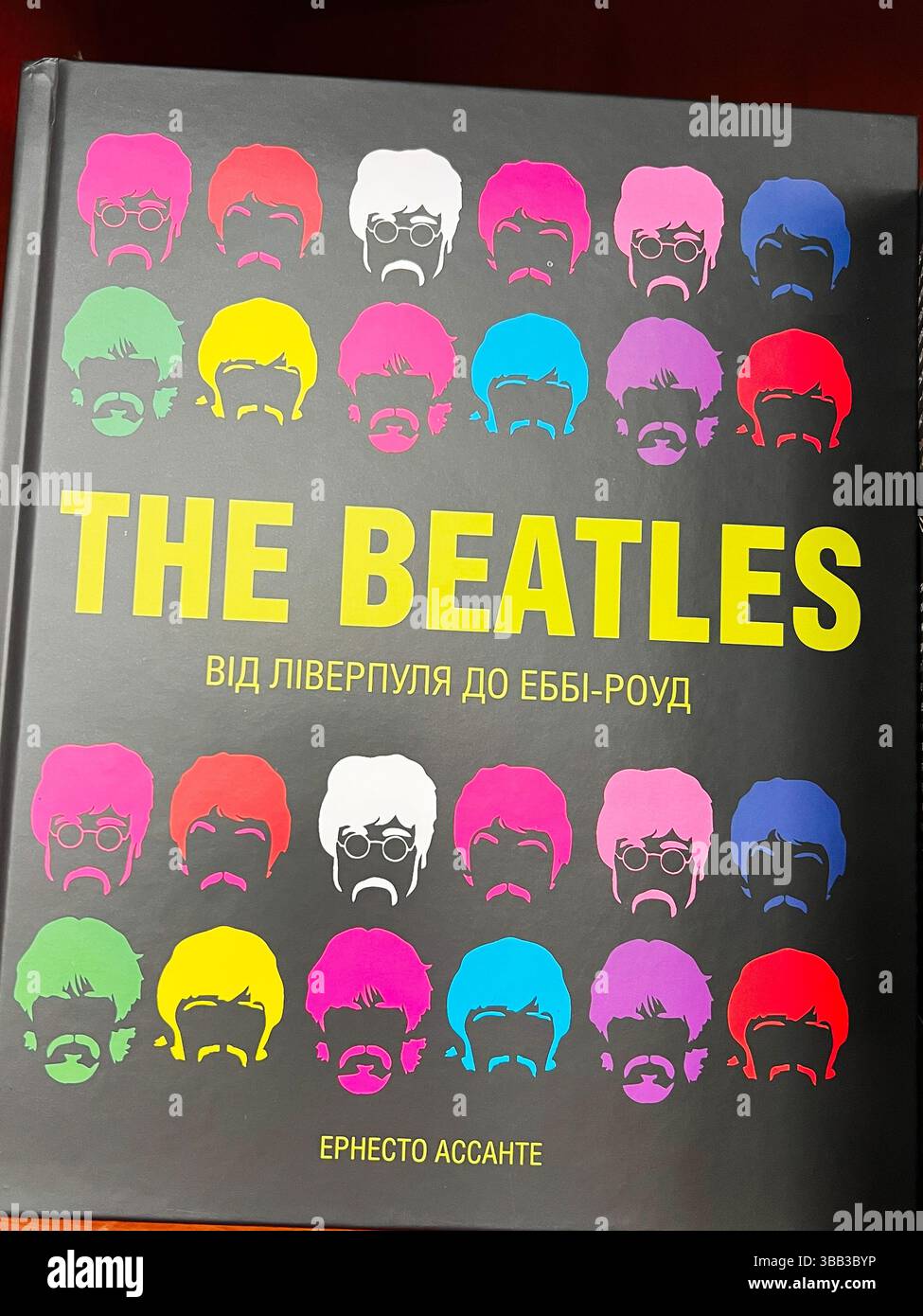 Kyiv, Ukraine - May 14, 2025: The Beatles. Colorful portraits in a pop ...