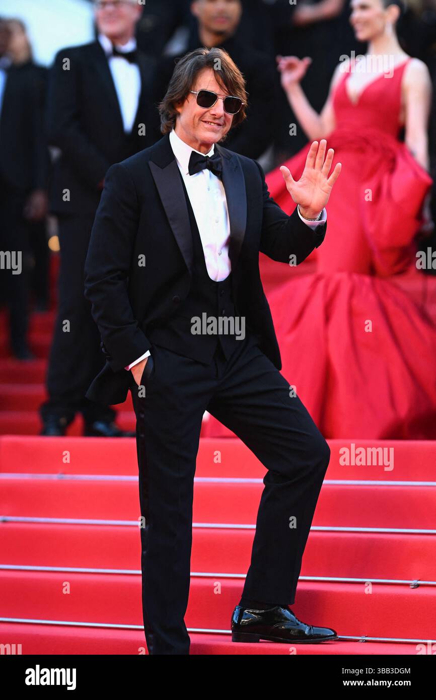 Tom Cruise, Mission Impossible - The Final Reckoning walking the red ...