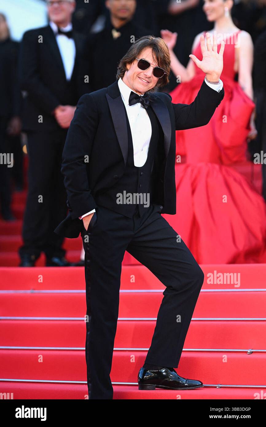 Tom Cruise, Mission Impossible - The Final Reckoning walking the red ...