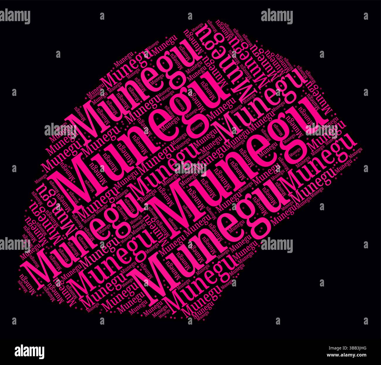 Monaco Word Cloud. Region names of the country in the French language ...
