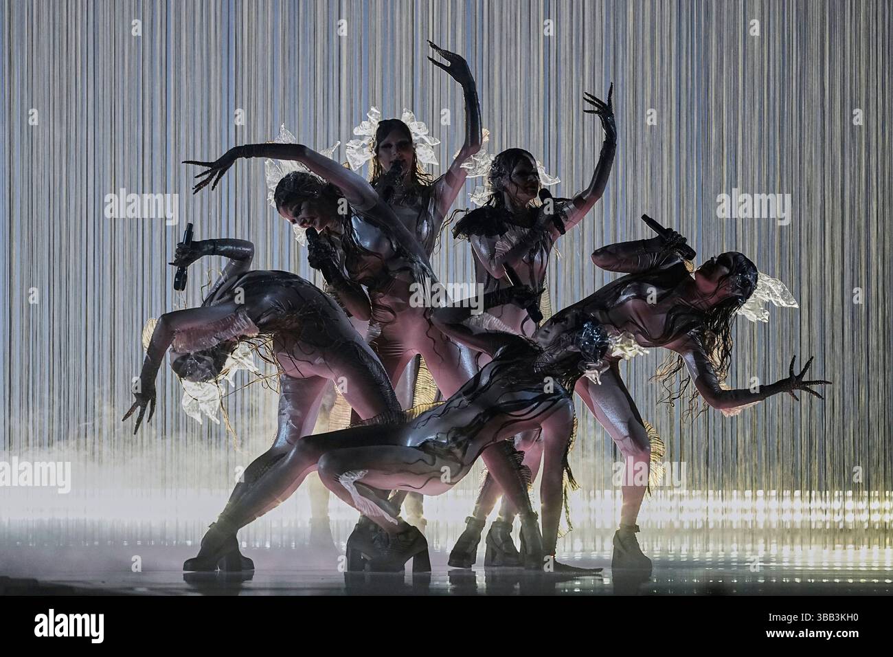 Tautumeitas from Latvia performs the song "Bur Man Laimi" during the ...