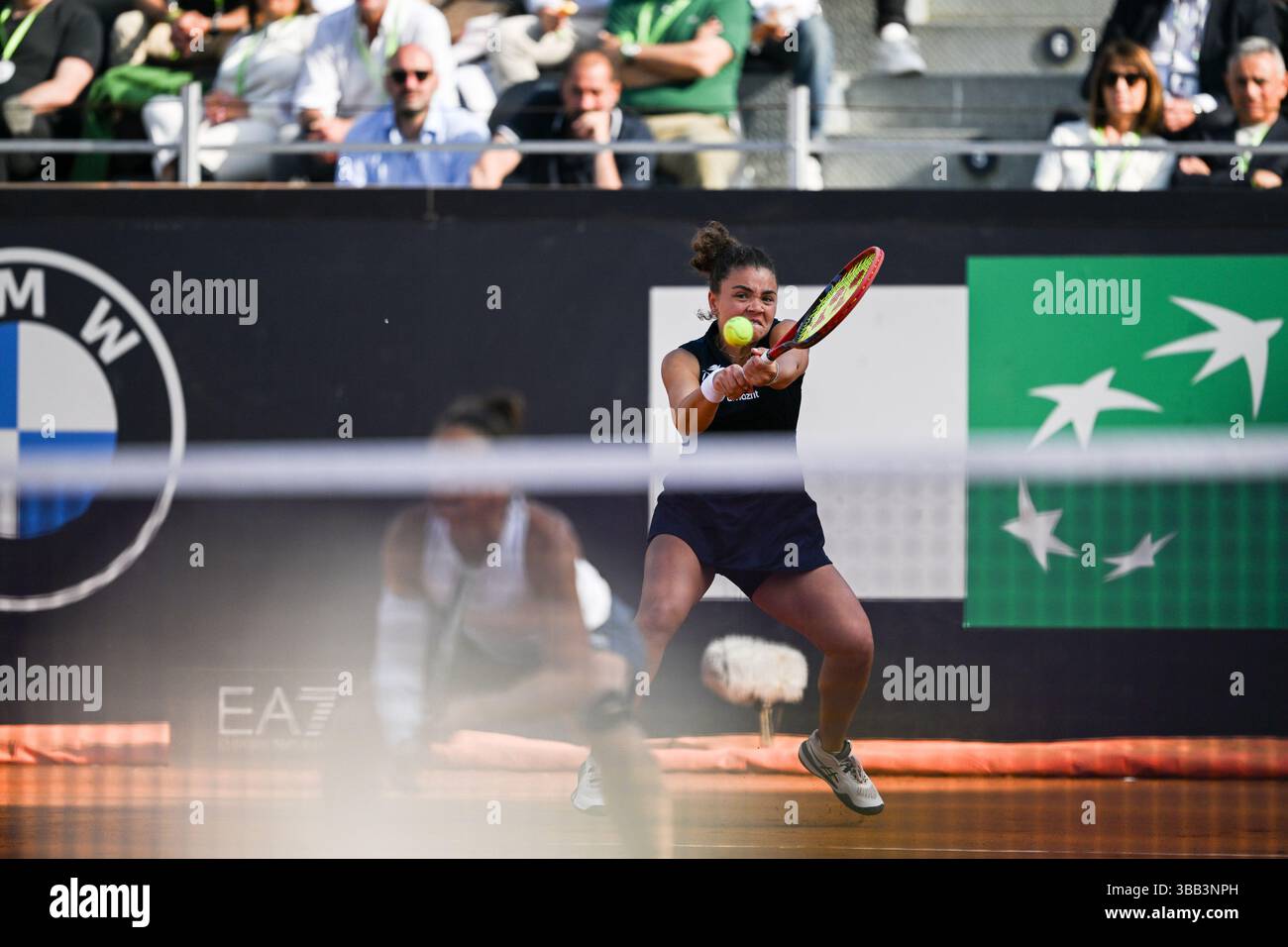 Rome, Italy. 14th May, 2025. Jasmine Paolini in action during the Internazionali BNL d'Italia ...