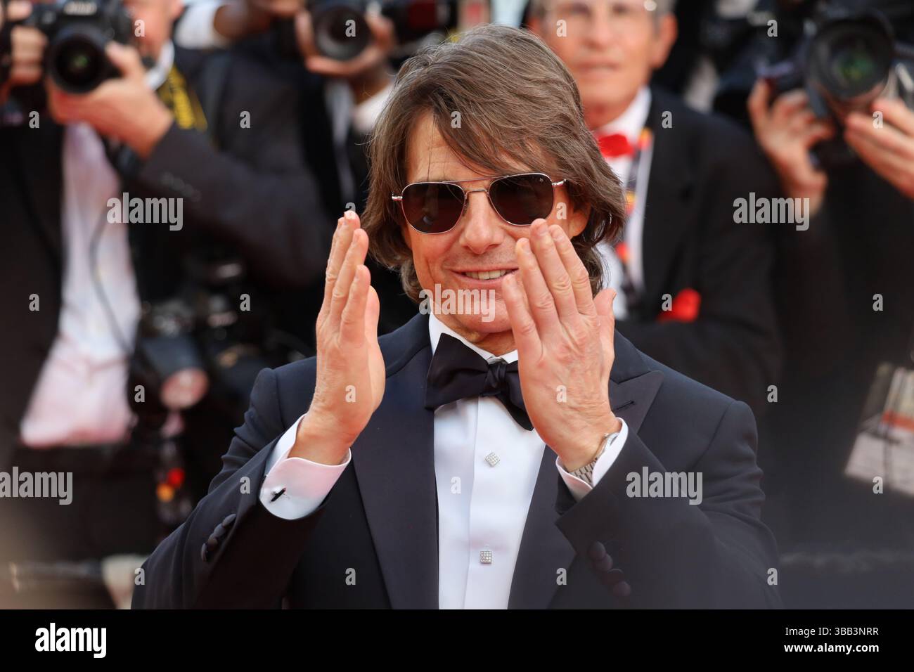 Cannes, France, 14th May, 2025. Tom Cruise arriving on the red carpet ...