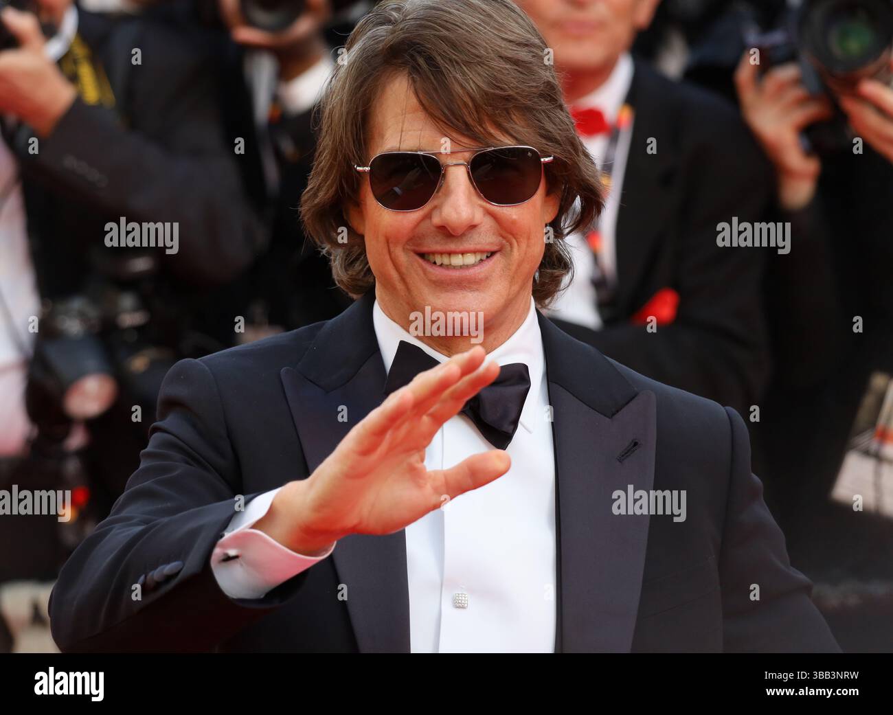 Cannes, France, 14th May, 2025. Tom Cruise arriving on the red carpet ...