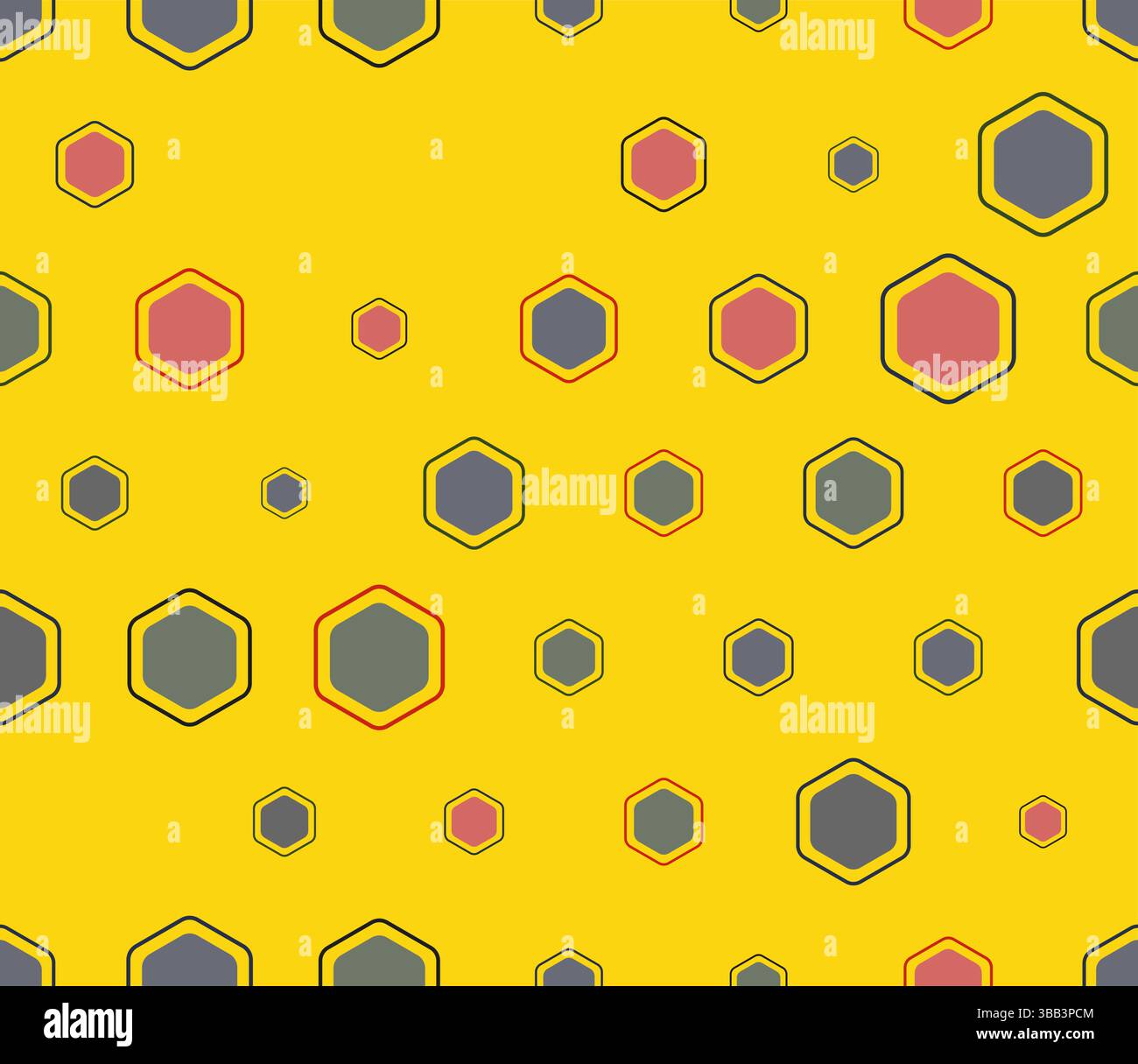 Tileable mosaic background. Multicolored geometric elements of varied ...
