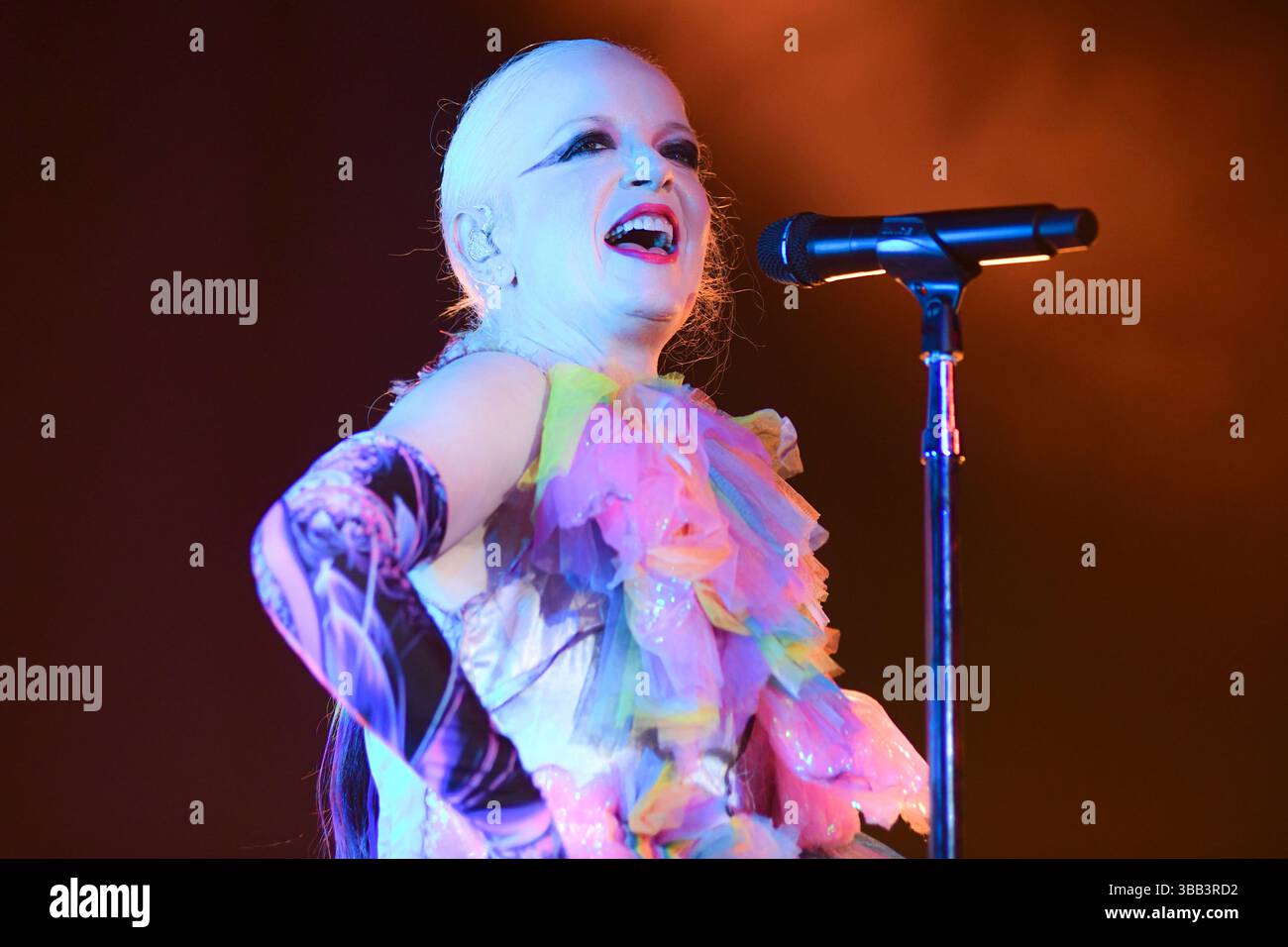 Shirley Manson, singer from alternative rock band Garbage Stock Photo ...