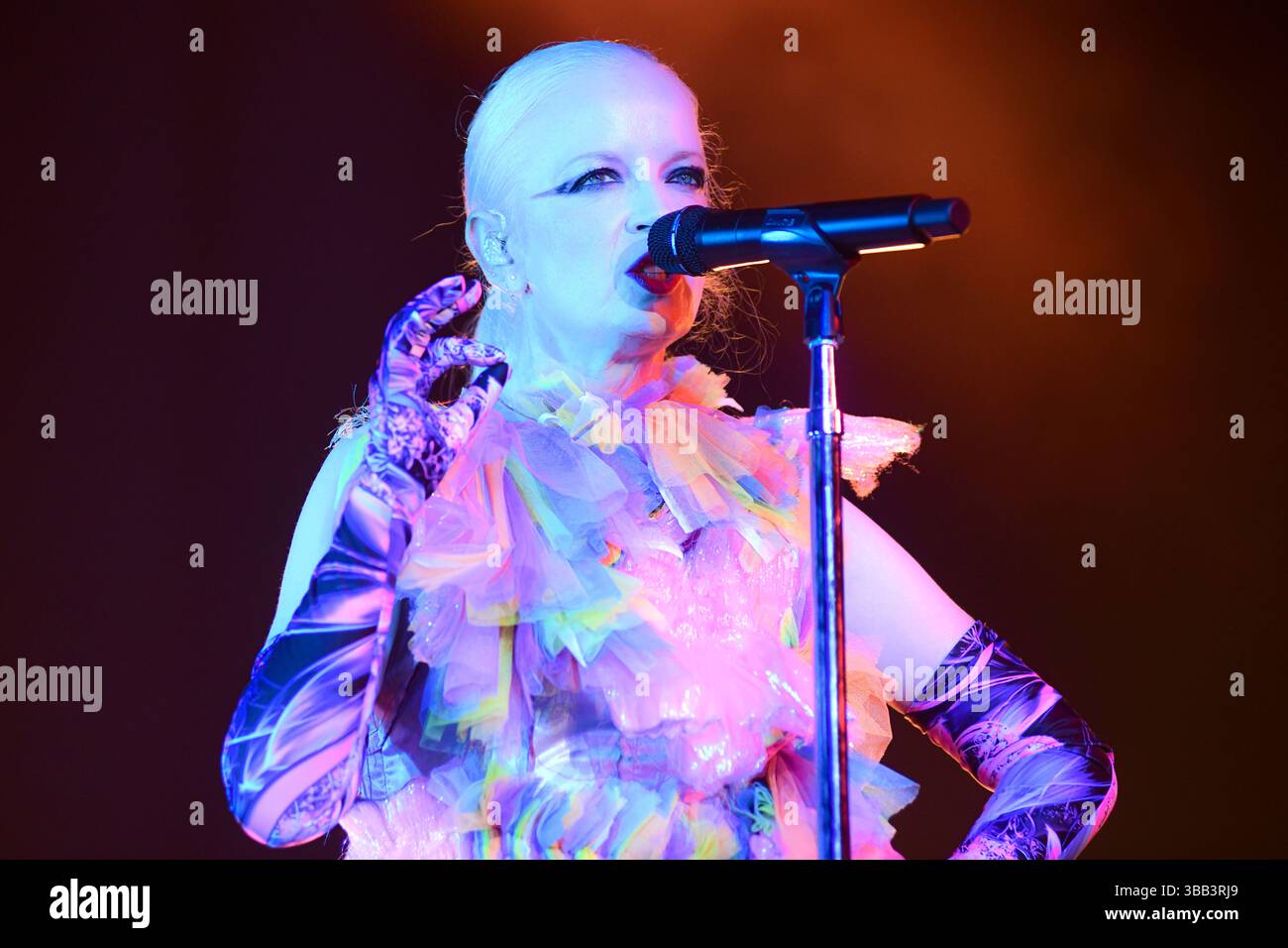 Shirley Manson, singer from alternative rock band Garbage Stock Photo ...