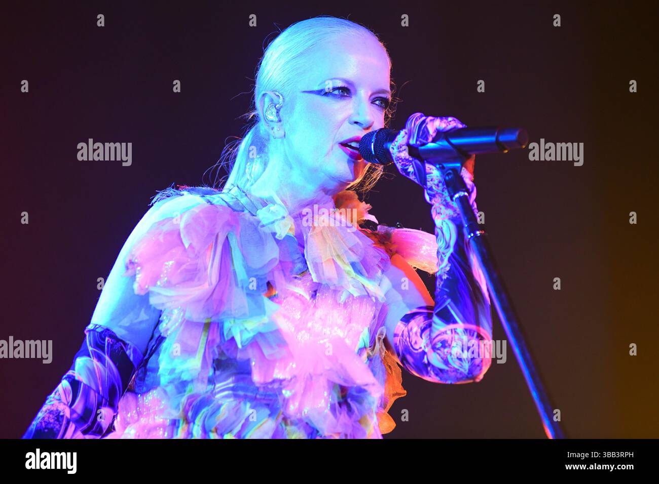 Shirley Manson, singer from alternative rock band Garbage Stock Photo ...
